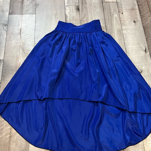Skirts | Royal Blue High Low Skirt Bin M | Poshmark